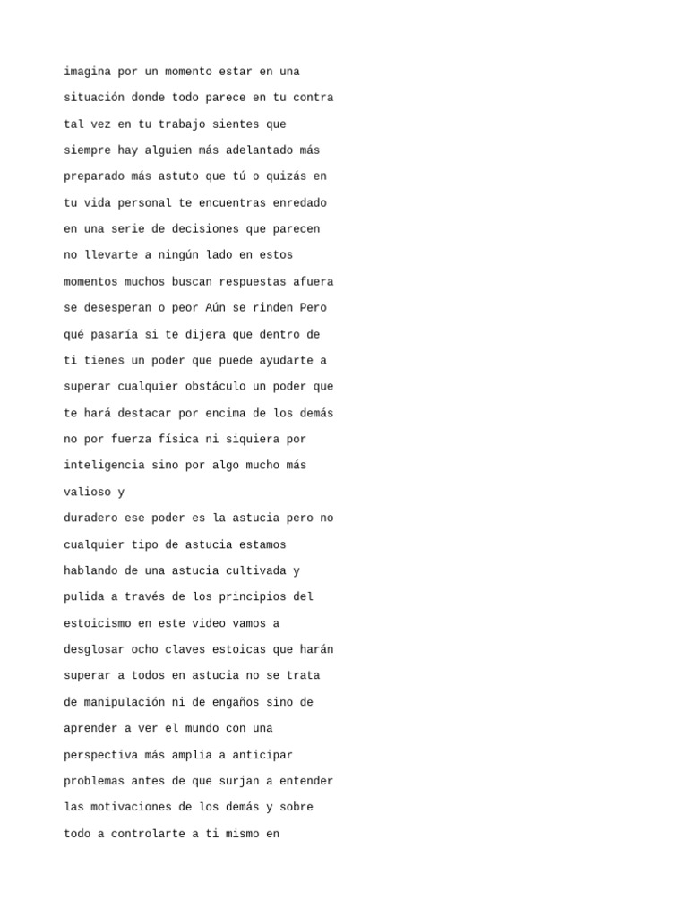 (Spanish (Auto-Generated) ) 8 CLAVES Estoicas Que Te Harán SUPERAR A ...