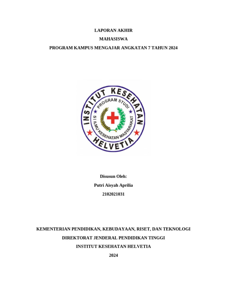 Cover laporan akhir | PDF