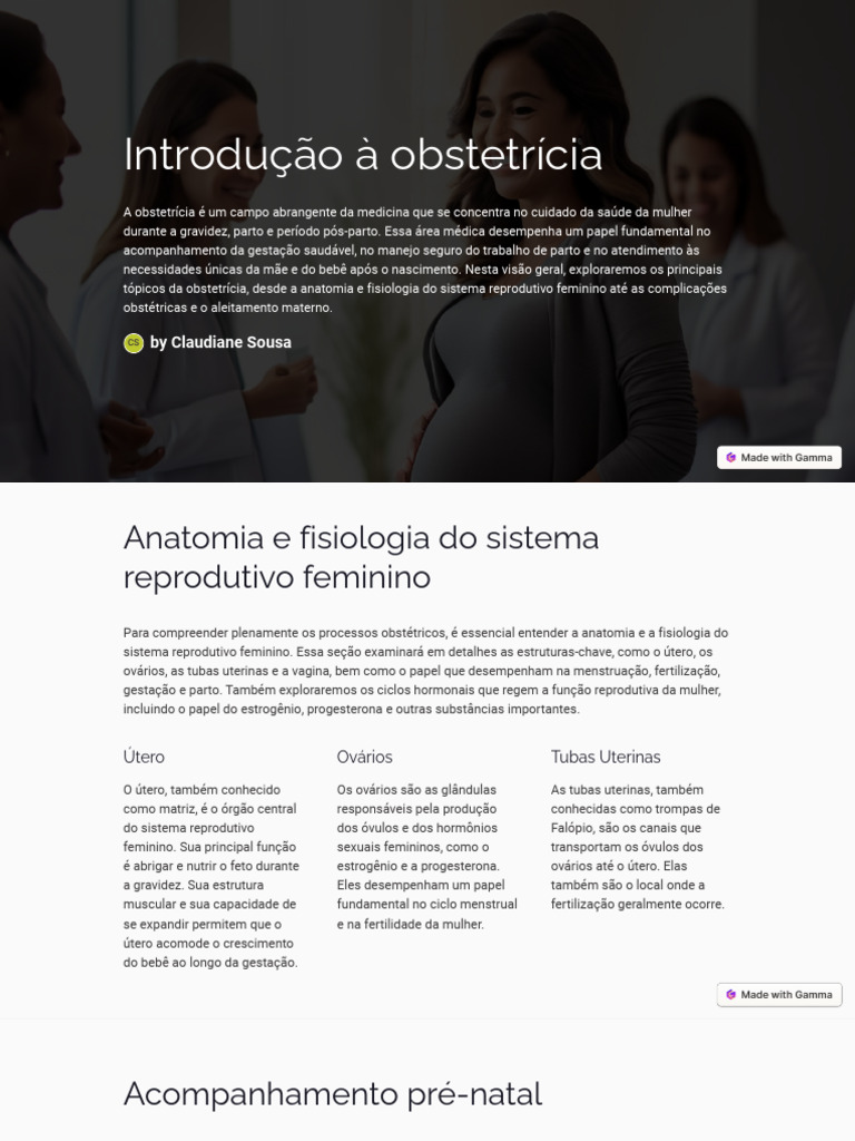 Introducao-a-obstetricia | PDF