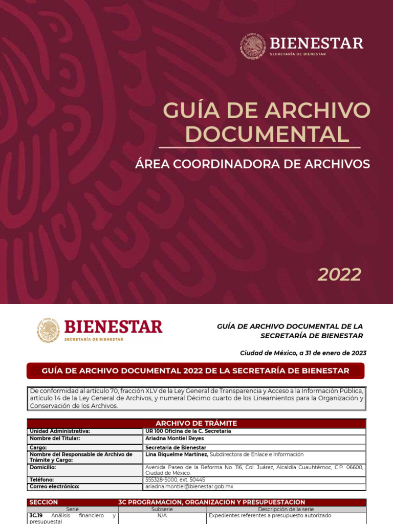 Guia Archivo Documental 22 | PDF