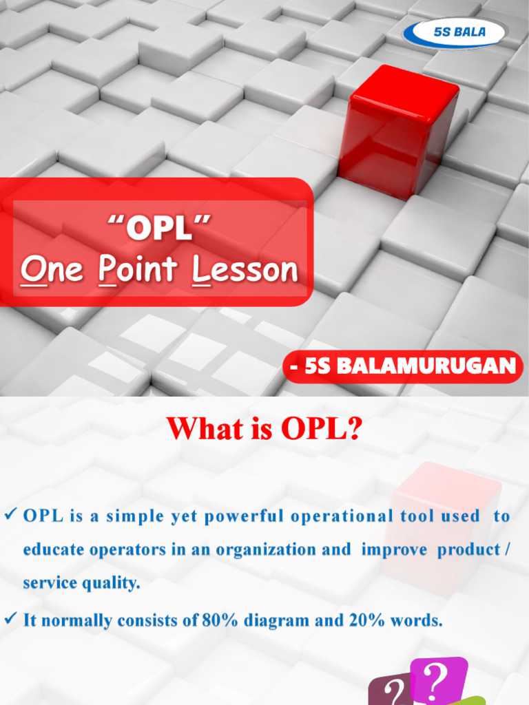 One Point Lesson | PDF