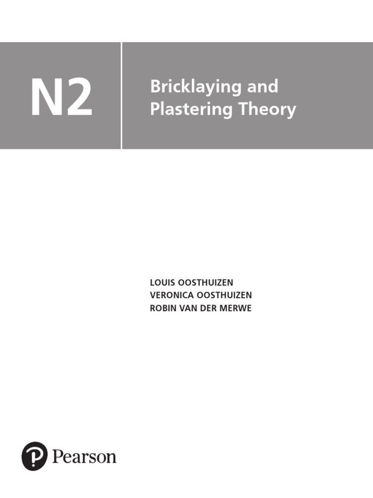 9781485717447_Bricklaying_and_Plastering_N2_sample_chapter | PDF