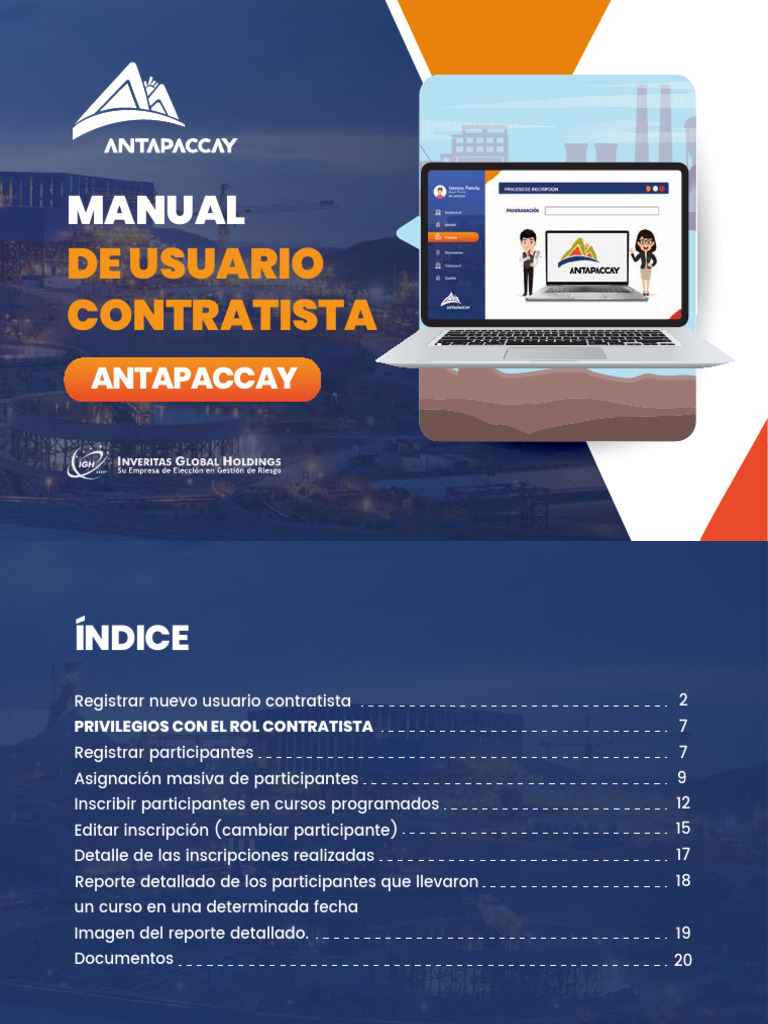 Manual Contratista Antapaccay | PDF