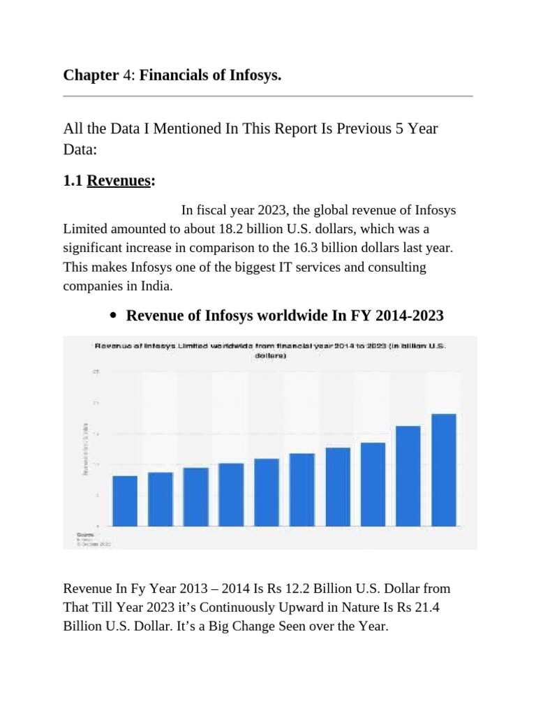 Eadr Report Lalit Financials of Infosys | PDF