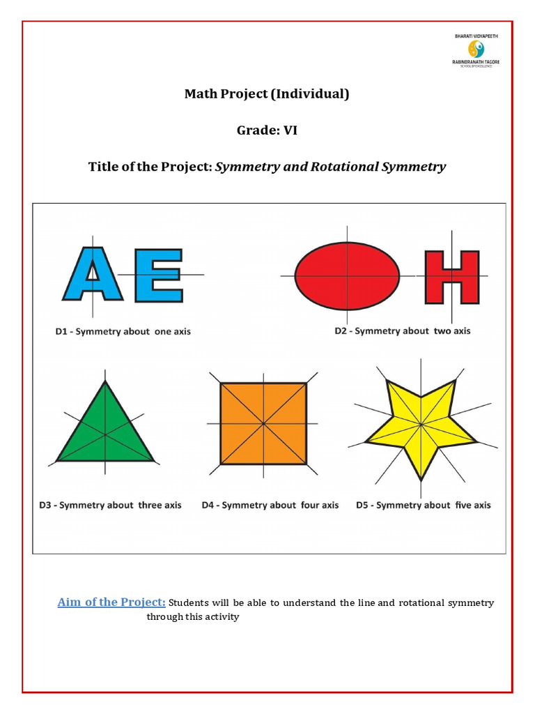 G6 Mathematics Term 1 Project Guidelines | PDF
