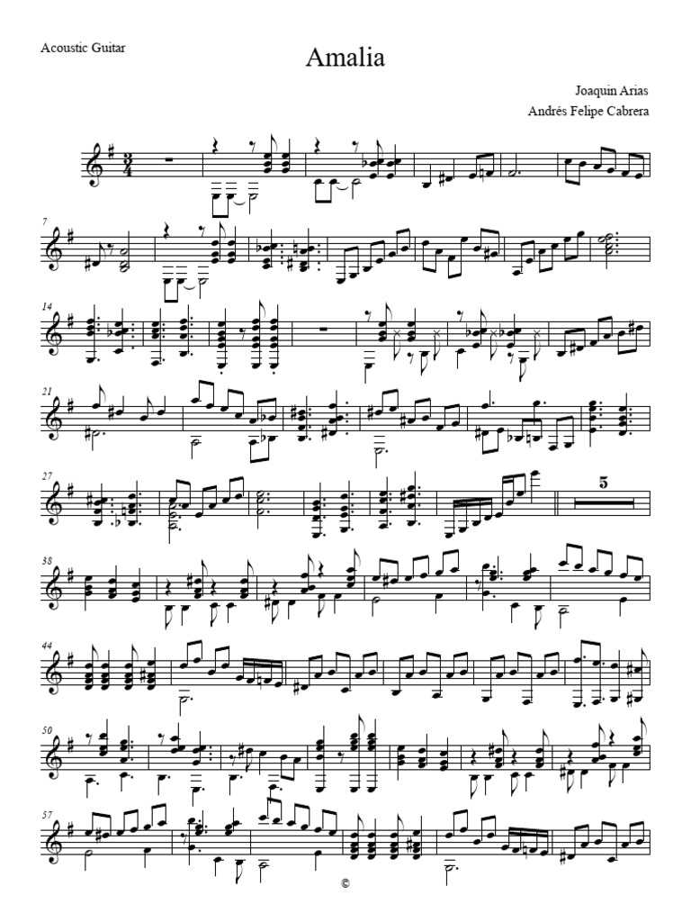 Amalia Guitarra | PDF