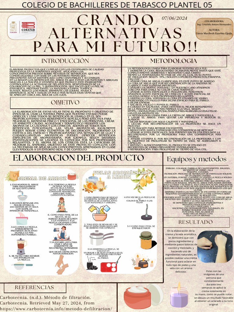 Cartel de Los Productos Gania Maxibeth Eusebio Pueda | PDF