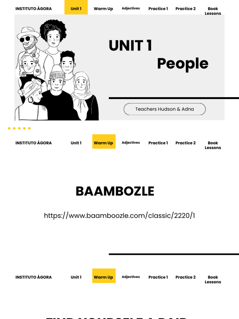 UNIT 1 - Adjectives | PDF | Adjective | Semantic Units