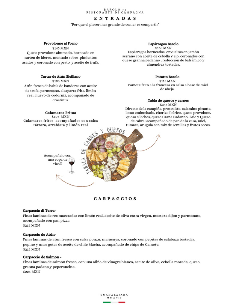 Menú 2024 | PDF