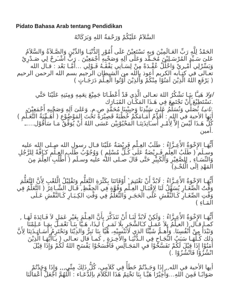 Konsep Pidato Lobim | PDF | Agama & Spiritualitas