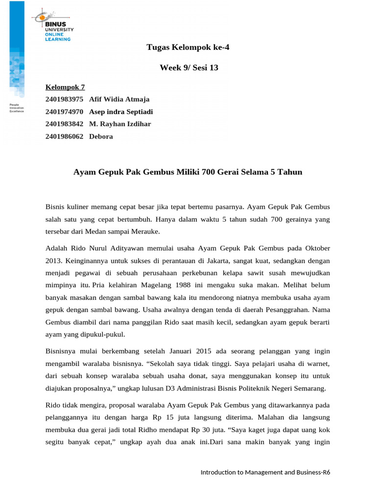 Group 7 EXEA TK 4-1 | PDF