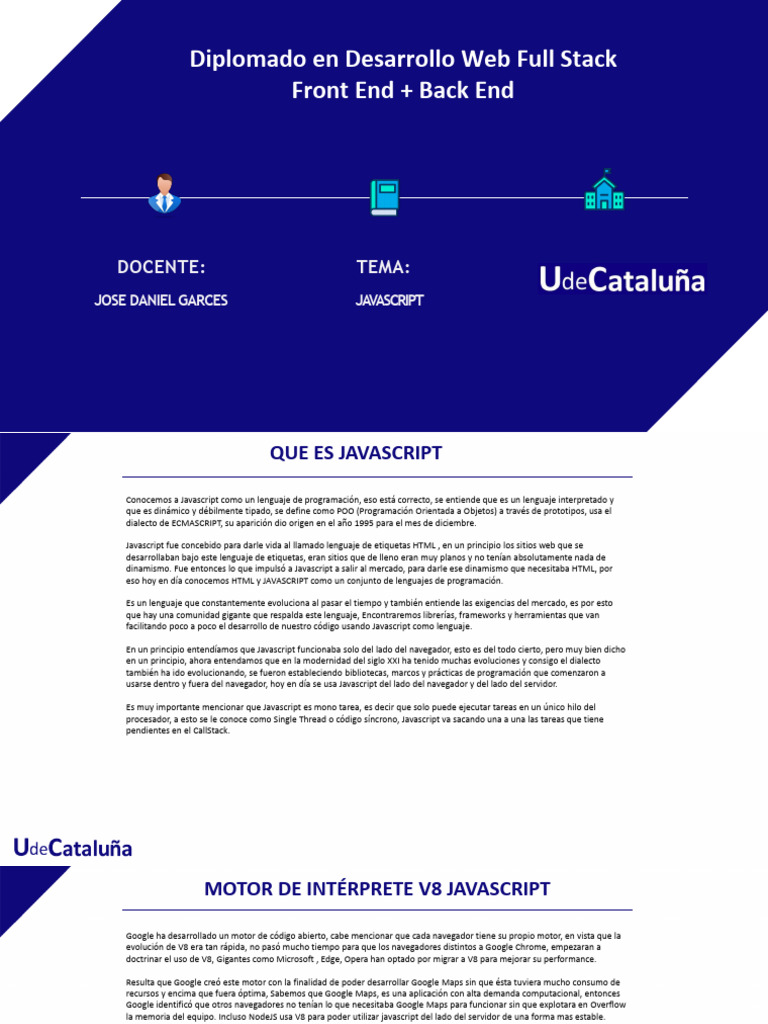 Tipos de Datos Javascript | PDF