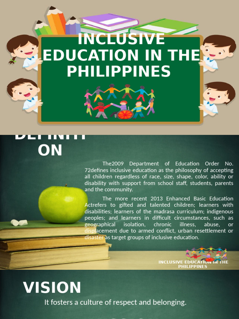 Inclusive Education in The Philippines - Torres - MJ | PDF