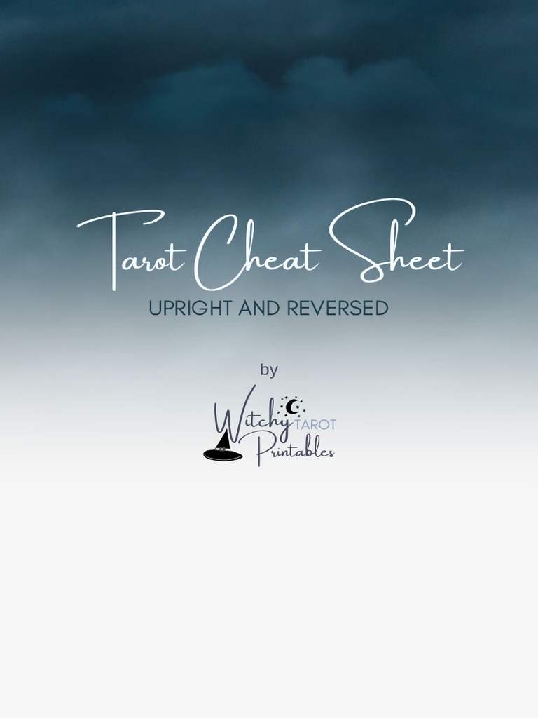 Upright Reversed Cheat Sheet | PDF