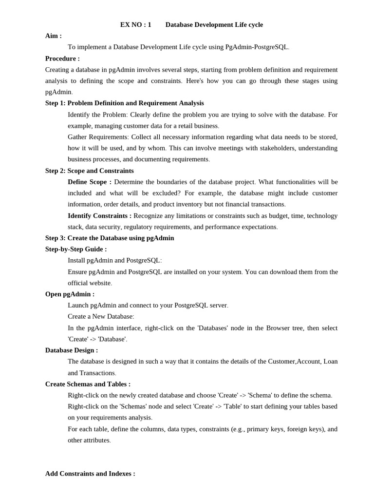 DDM Lab Manual New | PDF