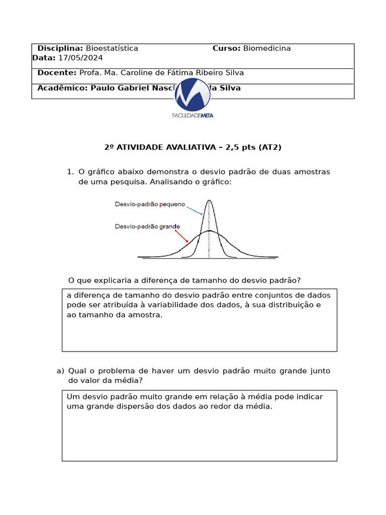 Cópia de 2Âº Atividade Avaliativa - AV2 | PDF