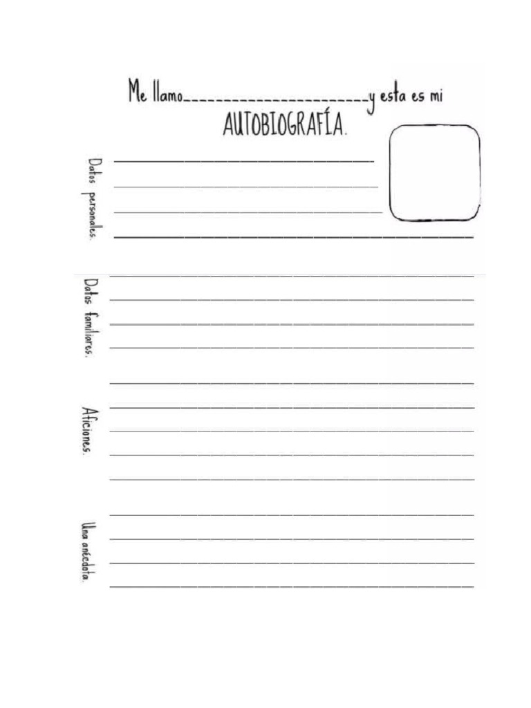 Escritura Autobiografia | PDF