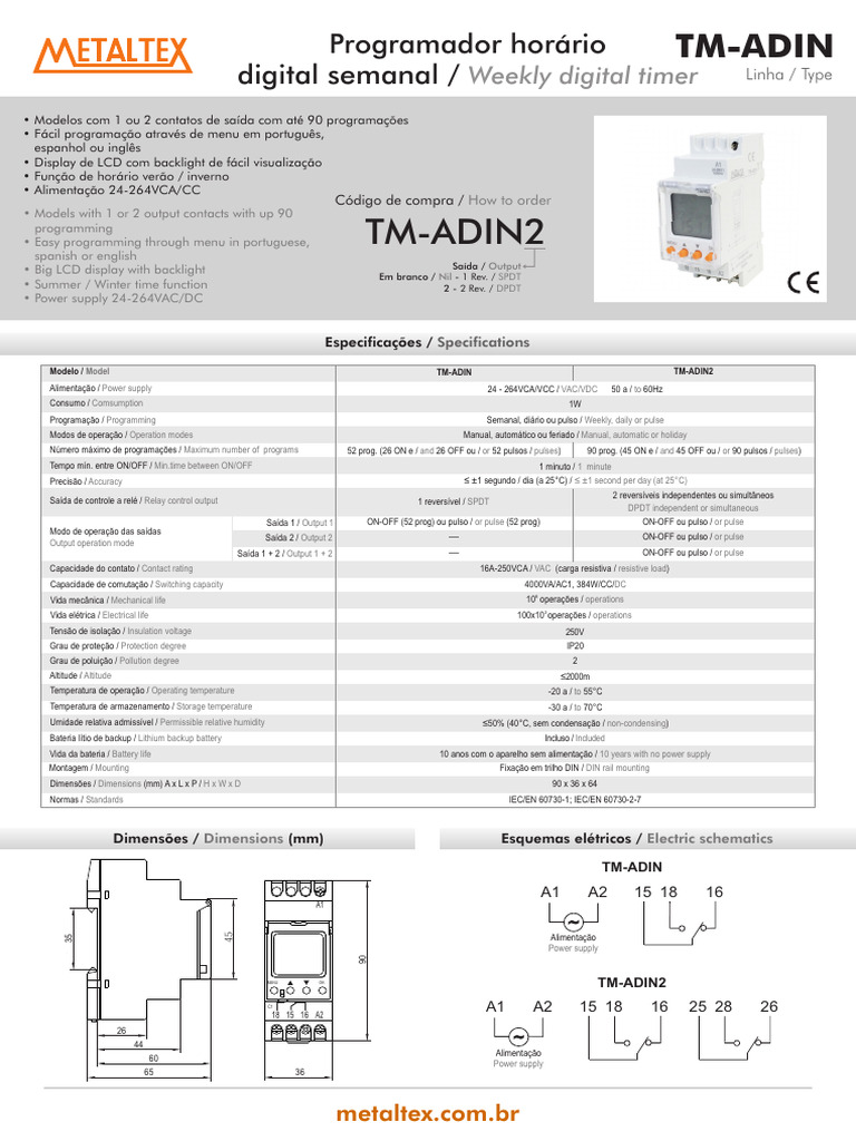 TM-ADIN Catálogo | PDF