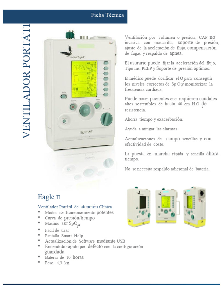 ventilador eagle 2 Ficha tecnica | PDF