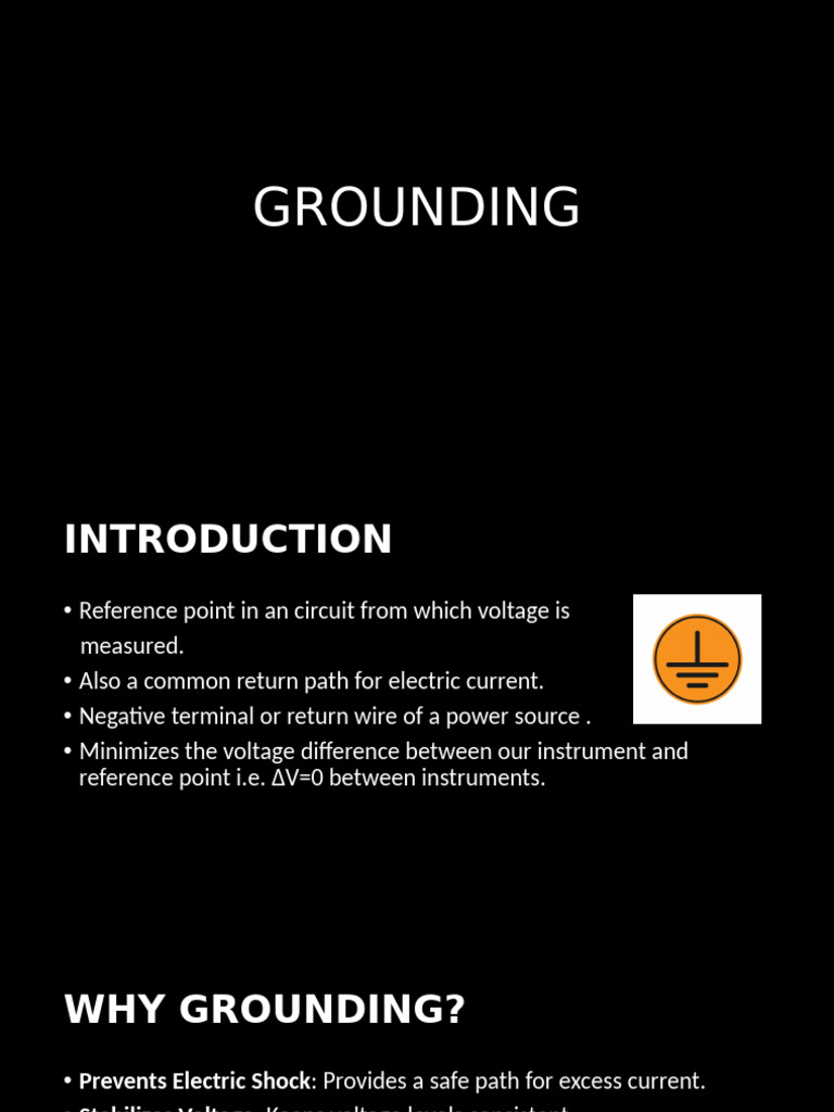 Grounding | PDF