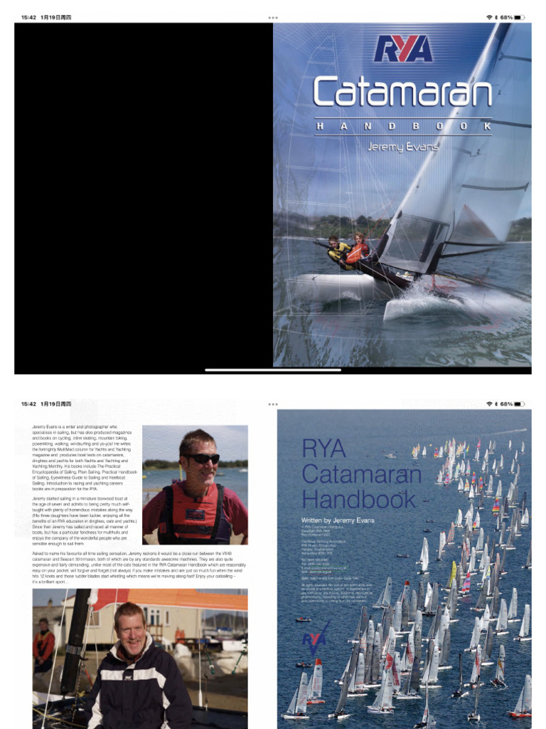 RYA Book - Catamaran Handbook (E-G46) - Compressed | PDF