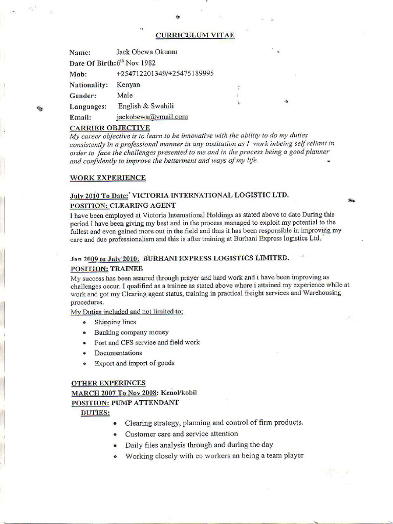 CV Jack | PDF