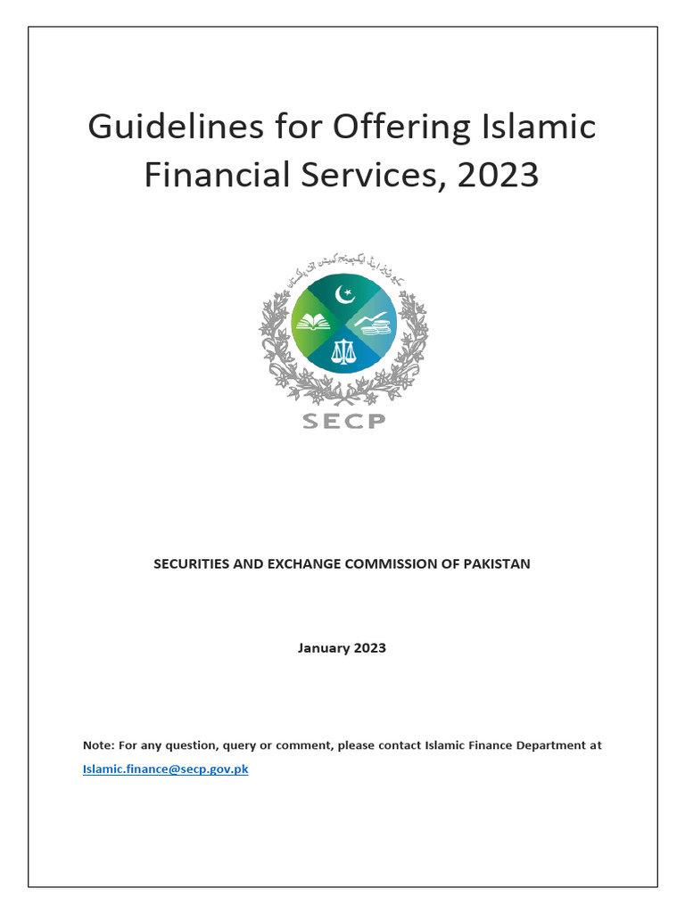 Guidelines for Offering Islamic Financial Services 2023 | PDF