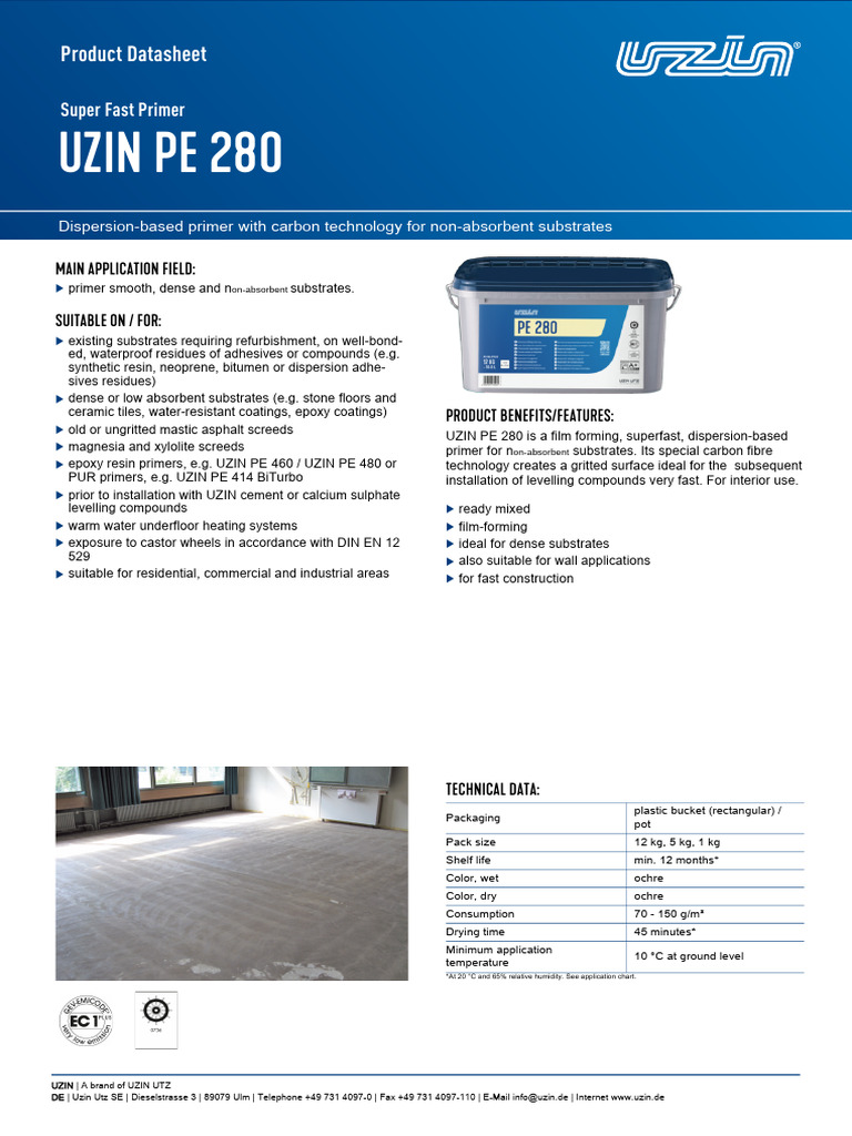 Uzin Pe 280 | PDF