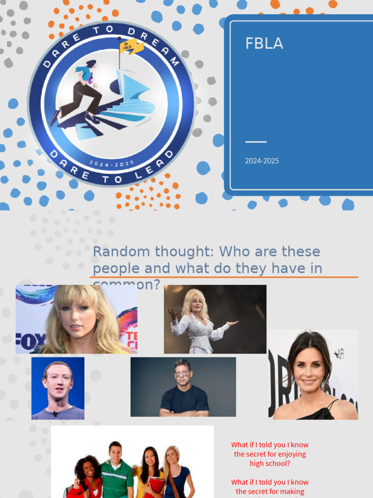 FBLA Introduction PowerPoint | PDF | Business | Social Science