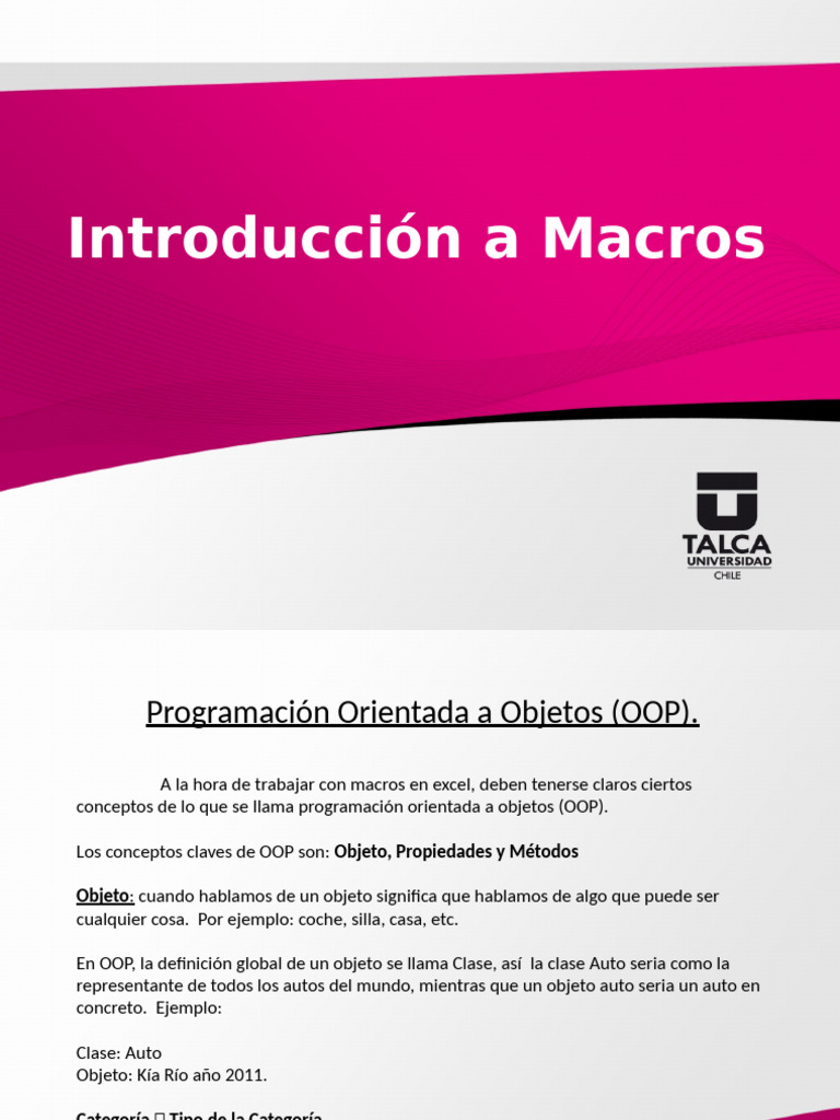 1. Introducción a Macros | PDF