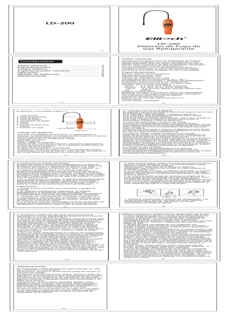 Manual LD-200 Español | PDF