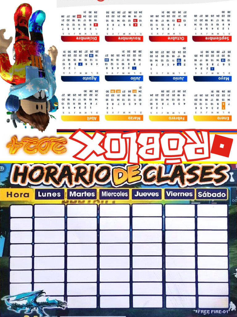 Horario Roblox | PDF