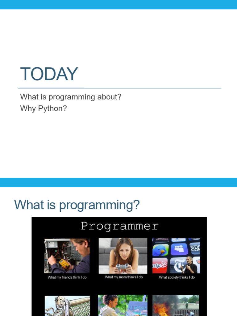 Wk01 Introduction To Python, Variable and Function Abstraction | PDF