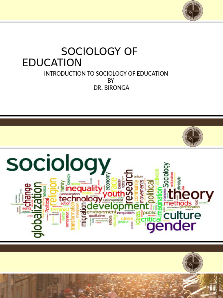 Introduction To Sociology of Education Edited | PDF