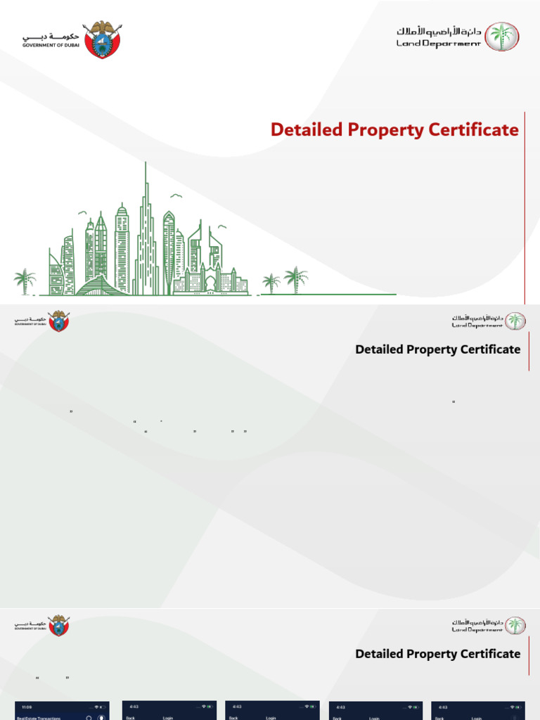 Detailed-Property-Certificate Dubai | PDF | Law | Computers