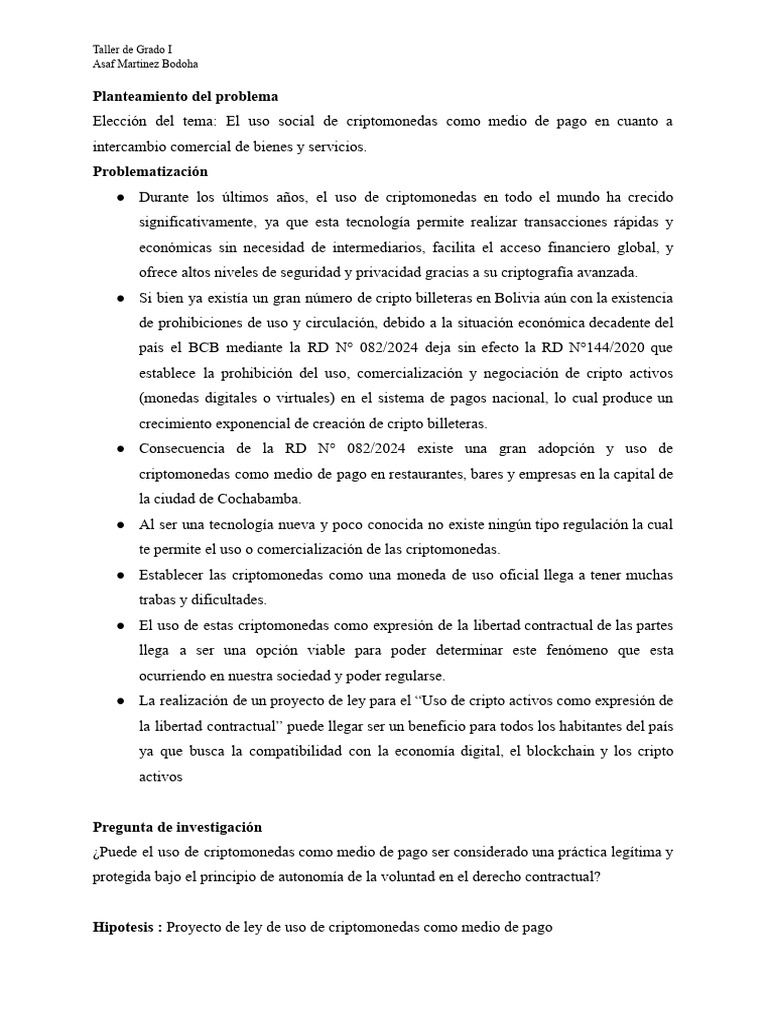 Proyecto de Grado | PDF