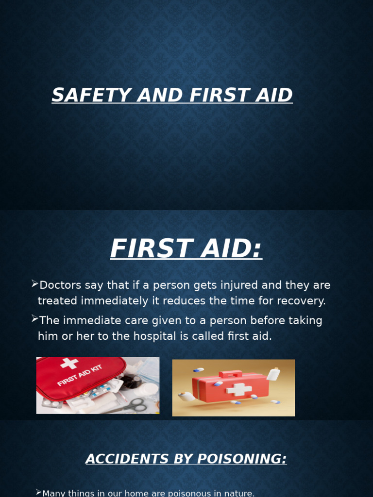 Safety and First Aid | PDF