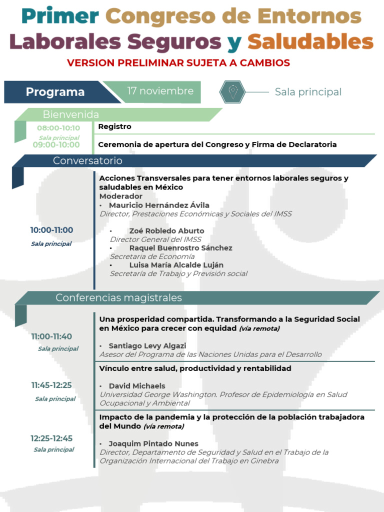 Programa Congreso ELSSA PRELIMINAR | PDF