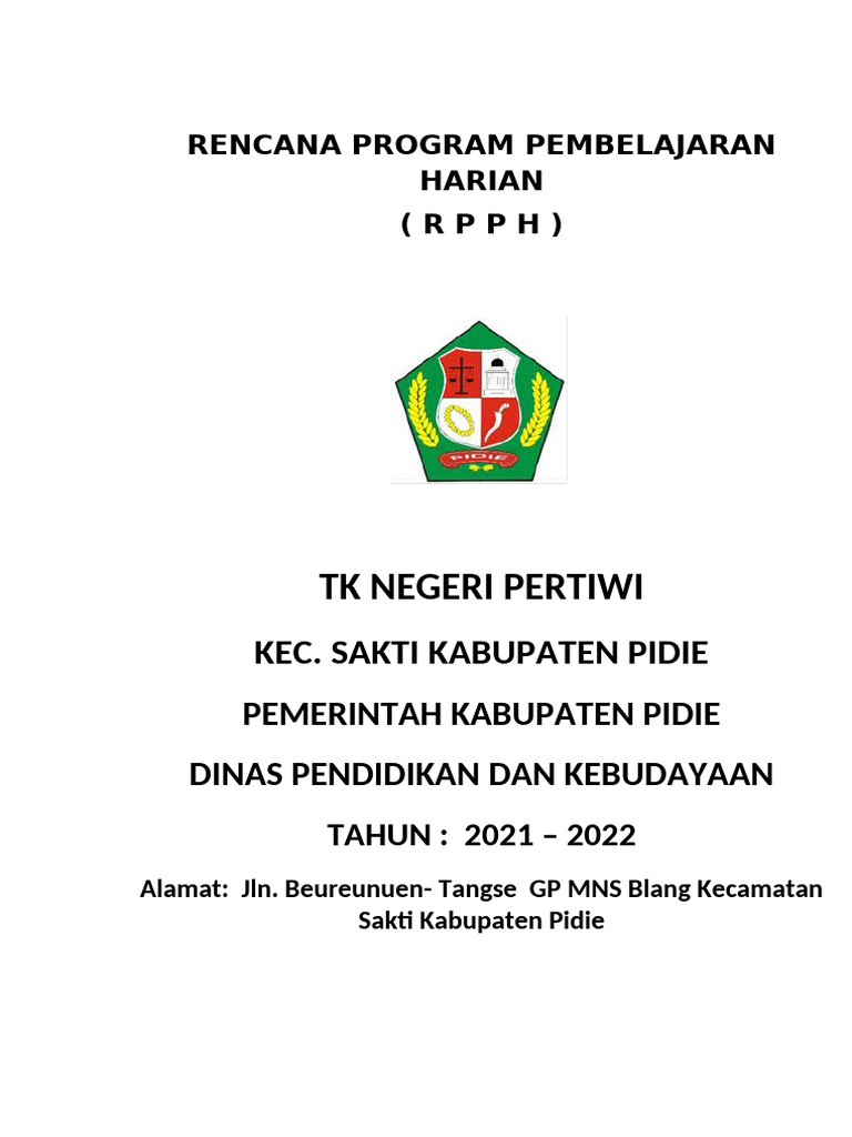 RPPH A Semester I | PDF