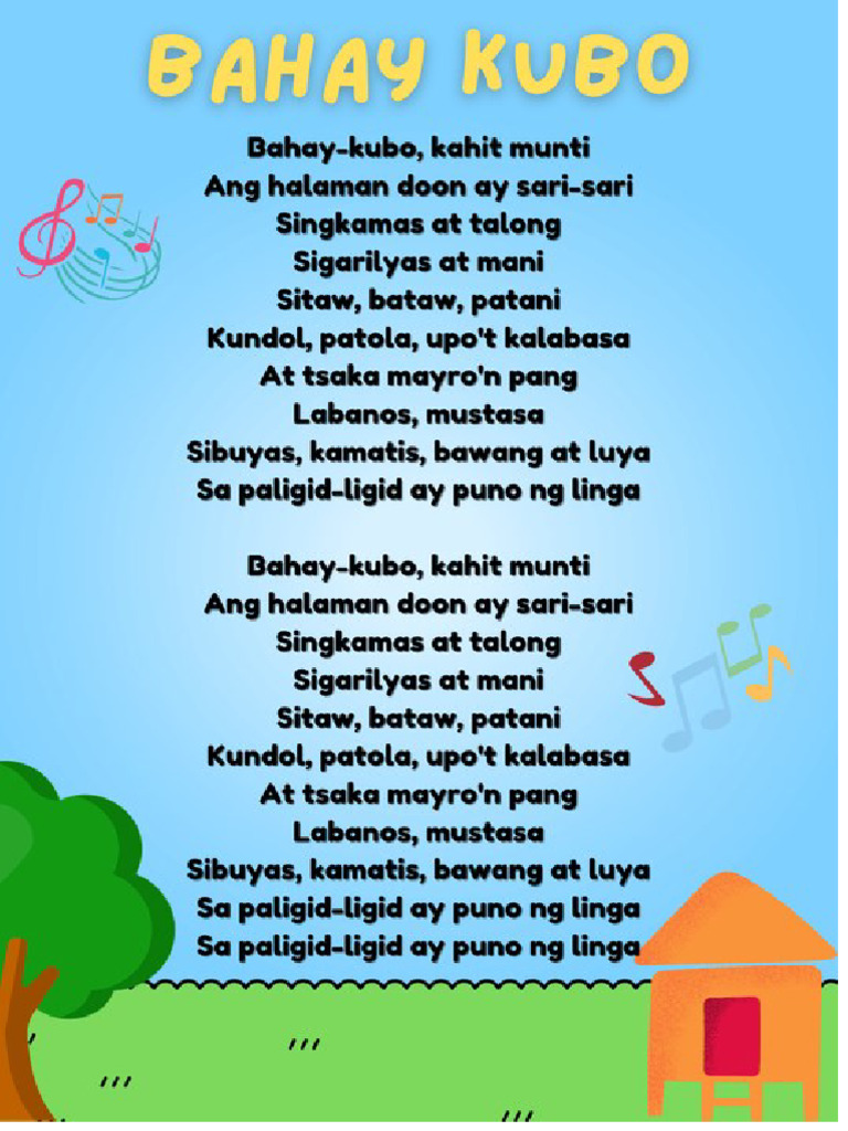 Bahay Kubo | PDF