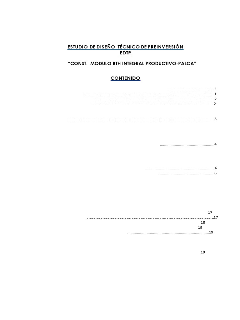 Memoria Arquitectonica BTH Palca | PDF