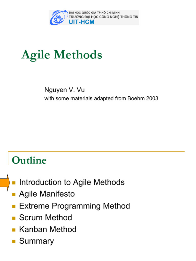 LN03 - Software Processes - Agile Methods | PDF