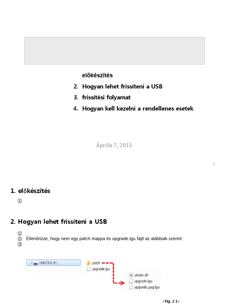 Upgrade Patch Manual - HU | PDF