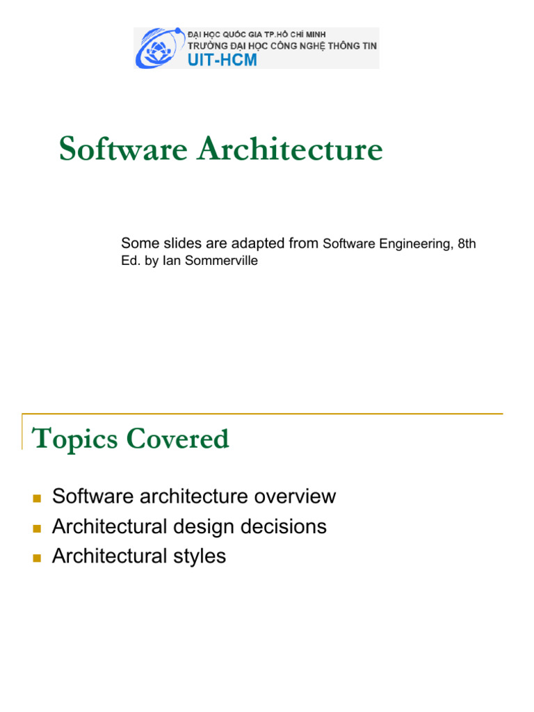 LN08 - Software Architecture | PDF