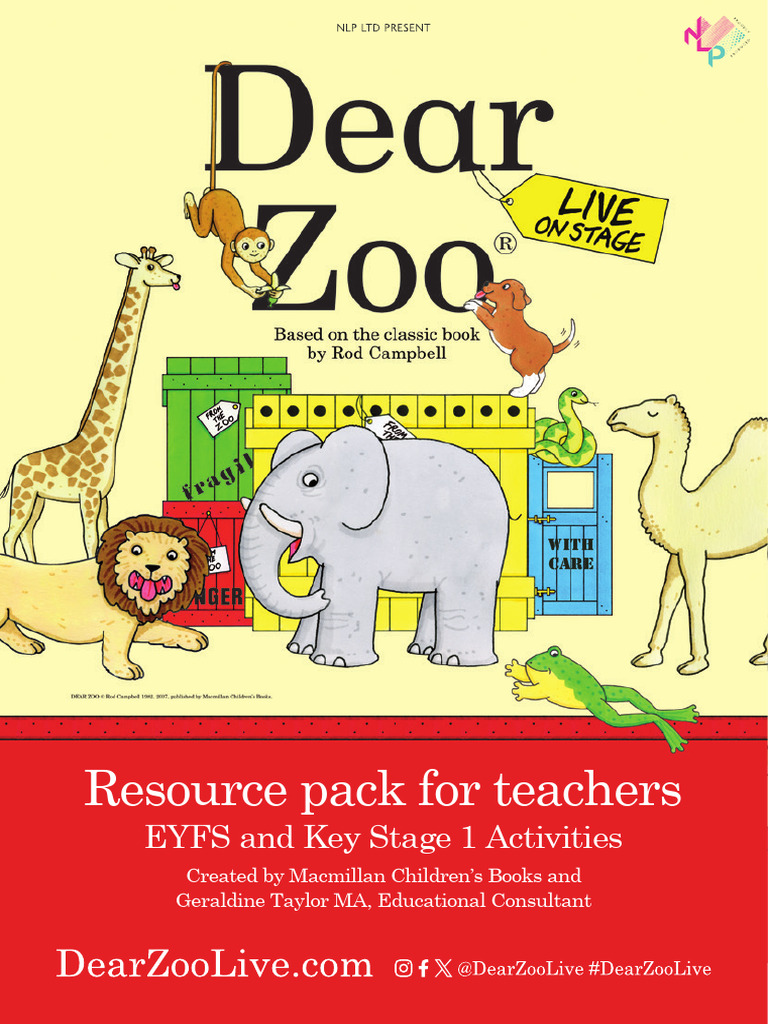 Dear Zoo Live Education Pack 2024 | PDF | Home & Garden