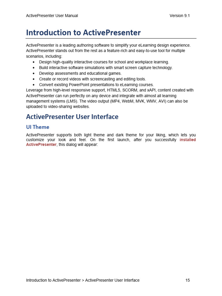 Activepresenter 9 User Manual4 | PDF