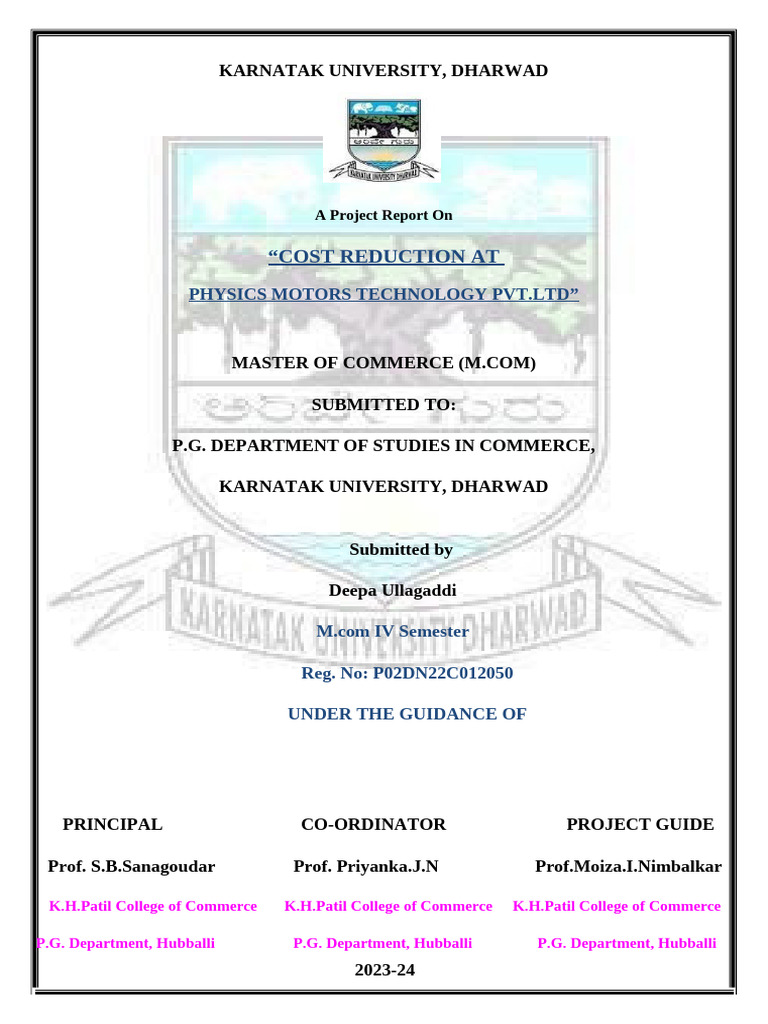 Title Page - Deepa | PDF