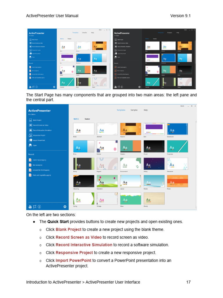 ACTIVEPRESENTER 9 USER MANUAL5 | PDF