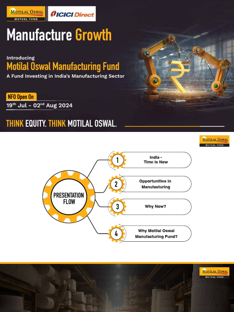 Motilal Oswal Manufacturing Fund PPT | PDF | Gross Domestic Product ...