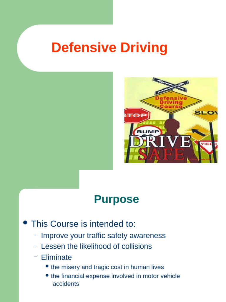 Defensive Driving | PDF